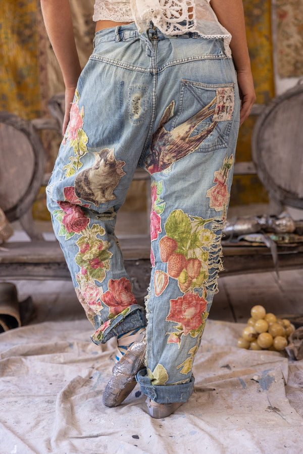 Floral Appliqué Miner Denims – Magnolia Pearl Clothing